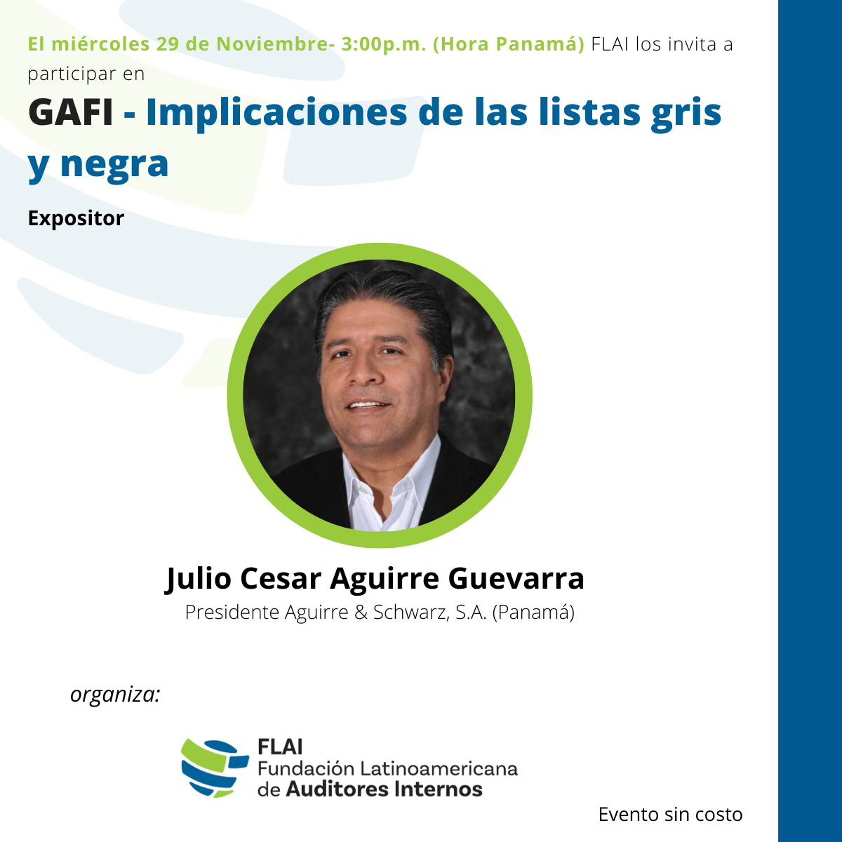“GAFI – Implicaciones de las listas gris y negra” – La FLAI